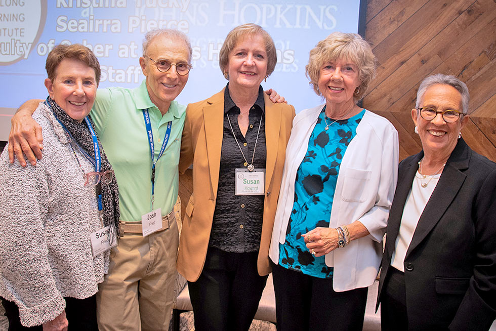 Osher Celebrates Long-Serving Faculty at Special Event